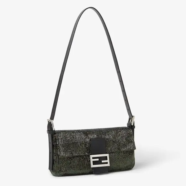 Fendi Baguette® 26424 Bag With Iridescent Bead Embroidery